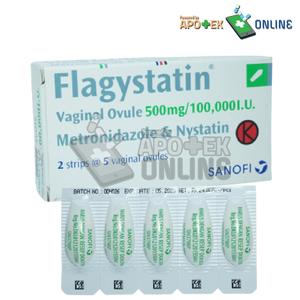 Jual FLAGYSTATIN OVULA 5 OVULA/METRONIDAZOL/NYSTATIN/OVULA/KEPUTIHAN ...