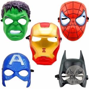 Jual Topeng Super Hero Anak Halloween Avengers Batman Ironman Spiderman ...