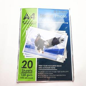 Jual V-TEC Glossy Paper Sticker Photo Paper V-tec / Kertas Foto Stiker ...