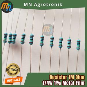 Jual RESISTOR 1 M MEGA OHM 0.25W METAL FILM - Kab. Gowa - MN Agrotronik ...