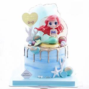Jual cake topper mermaid ariel disney / hiasan cake figurin ariel ...