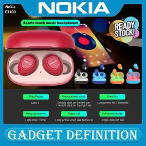 Jual Nokia True Wireless Tws Earphone E3500 / E3101 / 3100 / E1200 ...