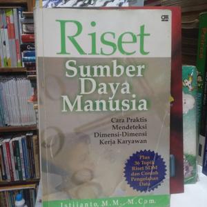 Jual BUKU RISET SUMBER DAYA MANUSIA - ISTIJANTO - Kota Bandung - New TextBooks | Tokopedia
