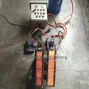 Jual Control Panel Box Infrared Gas Burner Powder Coating Oven 2 Burner ...