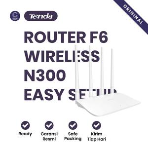 Jual Tenda Wireless N300 Home Router F6 300Mbps Easy Setup 4 Antenna ...