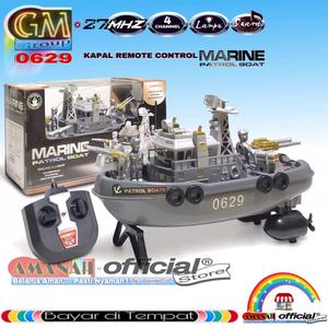 Jual Gm Rc Boat 0629 Kapal Remote Control Marine Patrol Boat Strong ...
