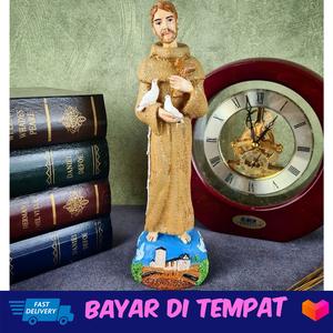 Jual Patung Santo Fransiskus Dari Asisi Tinggi 23 Cm / Patung Santo ...