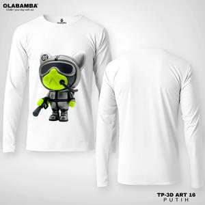Jual Kaos Distro 3D Premium tangan panjang 3D ART DESIGN- 3D ART 16 ...