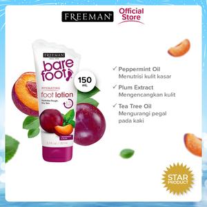 Jual Freeman Barefoot Hydrating Peppermint & Plum Foot Lotion Pelembab ...