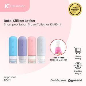 Jual Botol Silikon Lotion Shampoo Sabun Travel Toiletries Kit 90ml ...