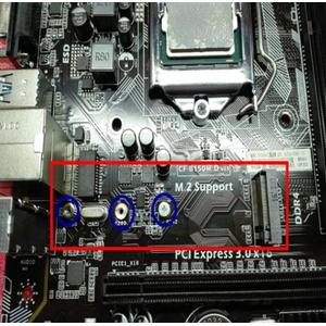 Jual bagus baut screw sekrup ssd m.2 m2 standoff mounting motherboard ...