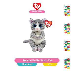 Promo TY Beanie Bellies Mitzi Cat - Boneka Kucing Abu Abu - Kab. Bogor ...