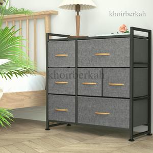 Jual Lemari Pakaian / Kain Linen 7 Laci Lemari Sisi Ranjang Lemari ...