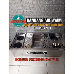 Jual Dandang mie ayam 4 lubang kuah lengkap tempat tempat tetelan ...