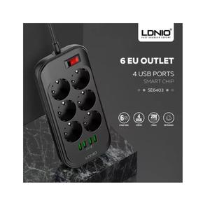 Jual Original LDNIO Power Socket 6 lubang USB 4 lubang Stop Kontak Terminal - Jakarta Pusat ...
