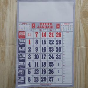 Jual KALENDER KERJA MEDIUM UMUM 2024 - umum 12 lembar - umum hvs ...