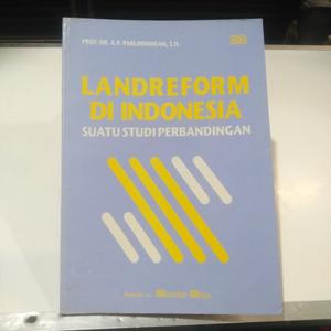 Jual Buku Landreform di I donesia - Suatu Studi Perbandingan ...