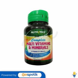 Jual NUTRIMAX COMPLETE MULTIVITAMINS & MINERALS 30 TABLET - Kota ...