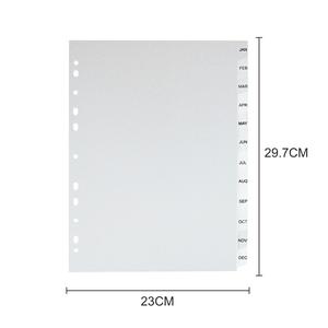 Jual Pembatas Binder Eaglefiles Index Divider / File Divider Index A4 ...