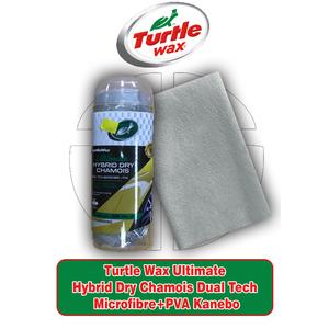 Jual Turtle Wax Ultimate Hybrid Dry Chamois Dual Tech Microfibre+PVA ...