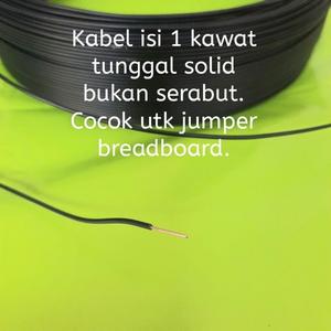 Jual Kabel Kecil Tunggal Isi Solid Kawat Tembaga Utk Jumper Pcb ...