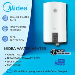 Jual Midea Water Heater 30 Liter 350 Watt Pemanas Air Elektrik Watt Rendah - Jakarta Timur ...