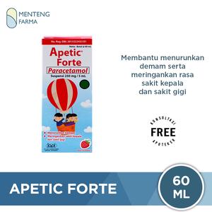 Jual Apetic Forte Suspensi 60 mL - Obat Demam & Nyeri Anak Rasa ...