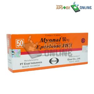 Jual MYONAL 50MG TAB / 1 STRIP @ 10 Tablet - Kota Depok - Apotek Asyifa ...