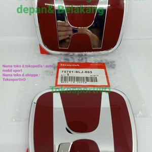 Jual Maman Rencanag Sangi Logo/Emblem/Lambang Honda merah original all ...