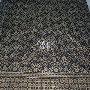 Jual kain batik Prada emas Prada gold Prada Bali gunungan wayang ...