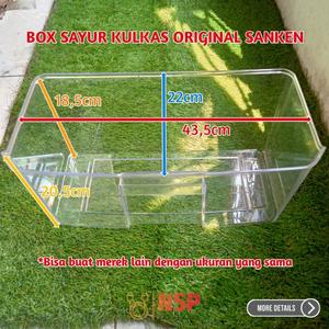 Jual Box Sayur / Tempat Sayur Kulkas Original Sanken 1 Pintu dan 2 ...