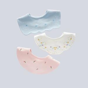 Jual Ready Arum - Premium Korean Baby Girl Bib (Set 3Pcs) Part 2 | Bib ...