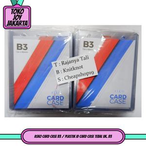 Jual ASKO Card Case B3 / Plastik ID Card Case Tebal Uk. B3 - Jakarta ...