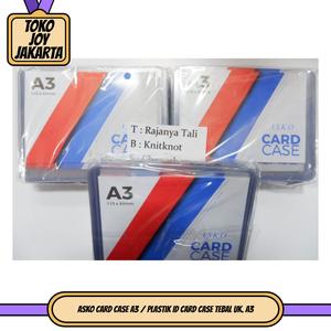 Jual ASKO Card Case A3 / Plastik ID Card Case Tebal Uk. A3 - Jakarta ...