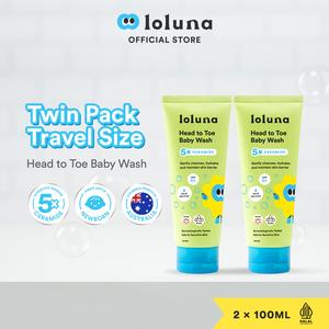 Promo Loluna Head to Toe Wash 2x100ml - 2 in 1 Sabun & Sampo Bayi dan ...