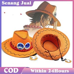 Jual One Piece Topi / One Piece Cosplay / Topi Jerami Luffy / Ace ...