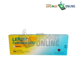 Jual LERZIN 10MG 1 BLISTER ISI 10 TAB - Jakarta Barat - Apotek Mario ...