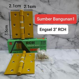 Jual Engsel 3" inch RCH pintu jendela lemari engsel kuning cokelat ...