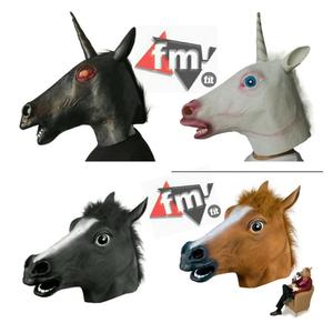 Jual Topeng kuda poni bahan karet latex Horse Mask party acara ultah ...