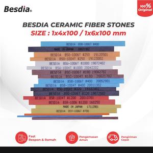Jual BESDIA Ceramic Fiber Stone 1x4x100 / 1x6x100 Polishing Stone ...