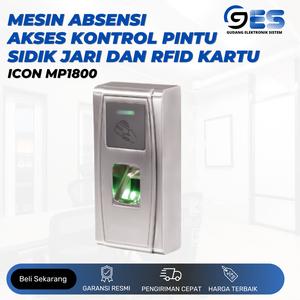 Jual Mesin Absen ICON MP1800 dan Akses Kontrol Pintu Absensi Bergaransi ...