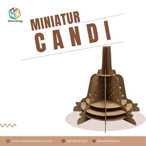 Jual Miniatur Candi Kardus | prakarya sekolah | candi kardus ...