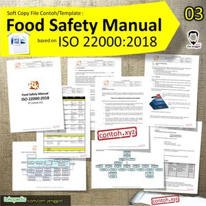 Jual Contoh/ Template: Food Safety Manual ISO 22000:2018, Bahasa ...