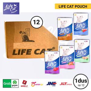 Jual Life Cat pouch 85gr ( 1 DUS isi 12 ) makanan kucing wet food ...