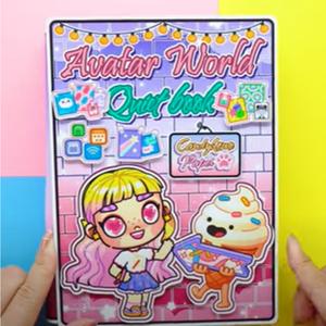 Jual PAZU AVATAR WORLD QUIET BOOK PAPERDOLL BUKU TENANG BONEKA KERTAS ...