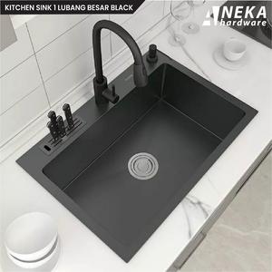 Jual Kitchen Sink Black Stainless 1 Lubang Besar / Bak Cuci Piring ...