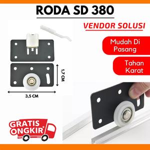 Jual Roda SD 380 Pintu Rel Sliding Door Lemari Geser Sleeding (99 ...