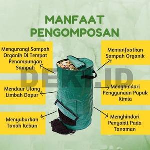 Jual Compost Bag 80 Liter Easy Grow Tas Kompos Tempat Membuat Komposter ...