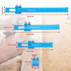 Jual READY Penggaris posisi aturan kayu dengan berhenti geser, 3 buah ...