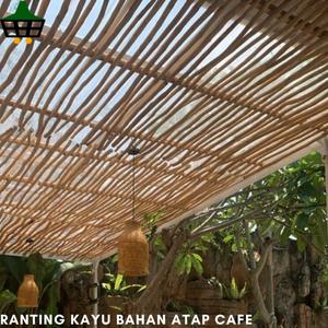 Jual READY Ranting Kayu Jati 200cm Bahan Atap Gazebo Kafe dan Resto ...